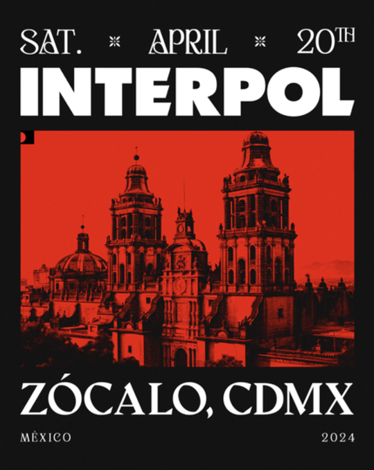 INTERPOL anuncia el show más grande su carrera y será en México