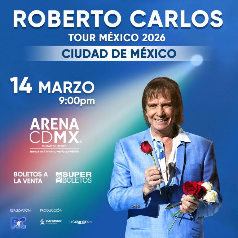 Roberto Carlos anuncia su regreso a México en 2026 con un concierto en ...