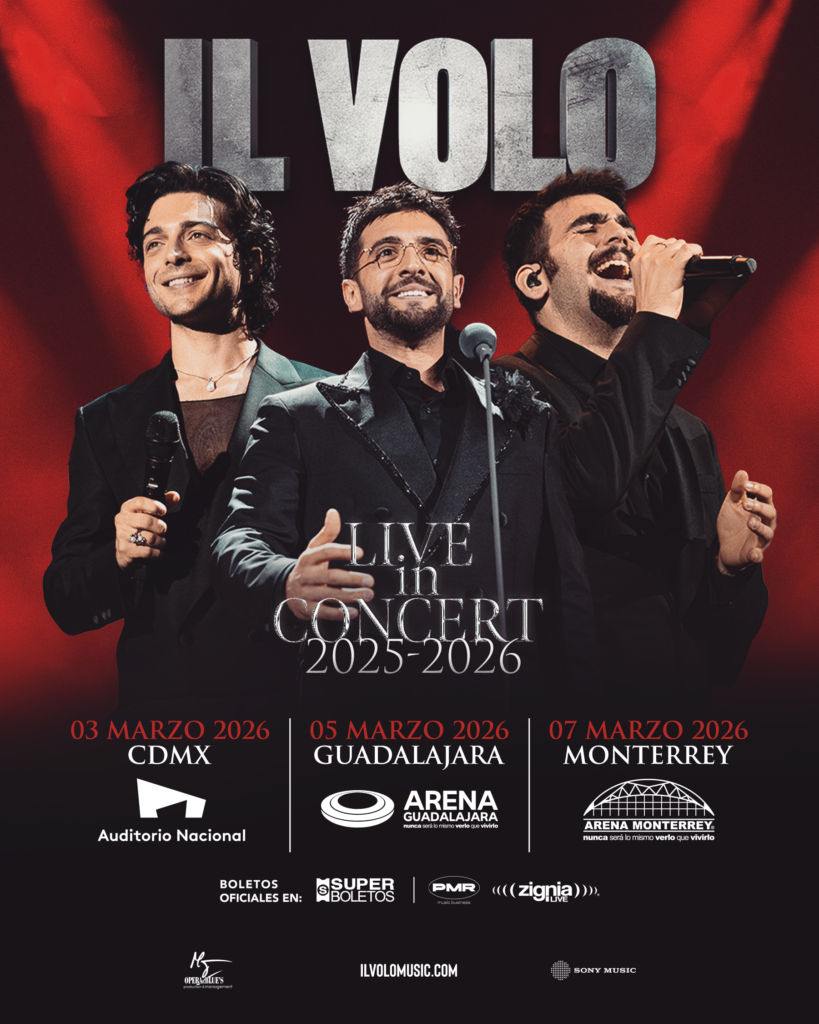 Il Volo regresa a México en 2026 con su gira “Live in Concert”: tres ...