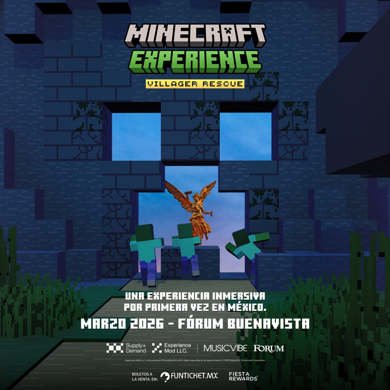 Minecraft Experience: Villager Rescue llega a México con una ...